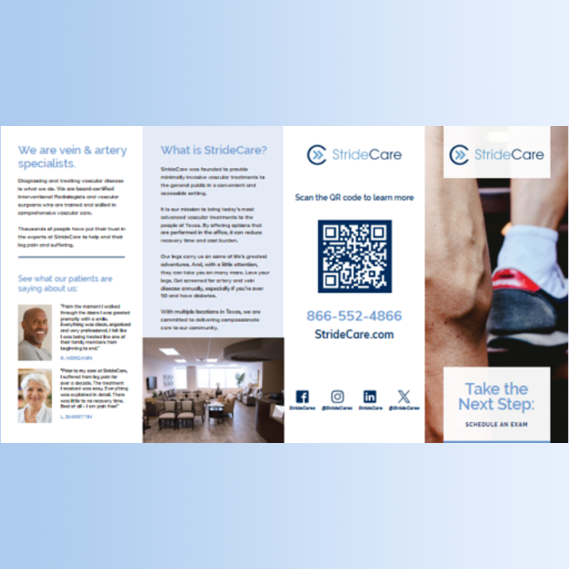 StrideCare | Brochures